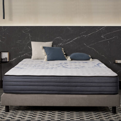 Colchón Perfect Sleep - 160x200 cm - Viscoelástica HR, Látex Azul ...