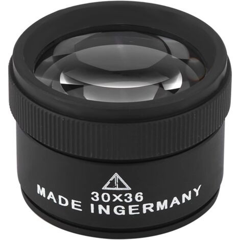 Sollbry Lupa de joyería 30X, lupa profesional para monedas, lente ...