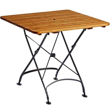 Newark 700 x 700 Metal Square Folding Table (Arch)