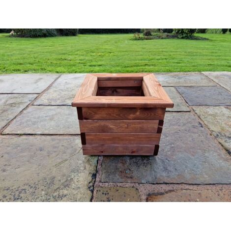 Valley Small Wooden Garden Square Planter H32 X W39 X D39