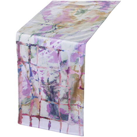 Runner da Tavolo Alexandra House Living Multicolore Tessile 180 x 30 cm ...