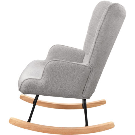 Chaise pivotante à bascule ergonomique contre le mal de dos gris ...