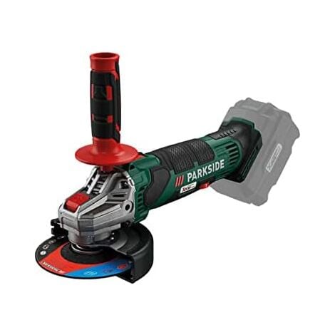 Meuleuse d'angle sans fil Parkside PWSA 20-Li C3 – 20 V – Appareil seul, pour meuler et couper ...