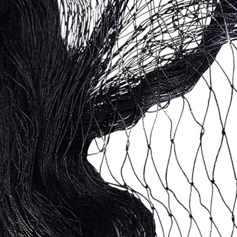 7.5M x 15M Filet Anti-Oiseaux Filet en Nylon Noir pour Fruit Plant Fruit Filet Anti-Oiseaux Filet