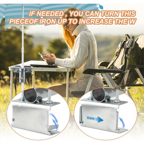 Support de Parasol pour Balcon, Porte Parasol Balcon, Support Parasol ...