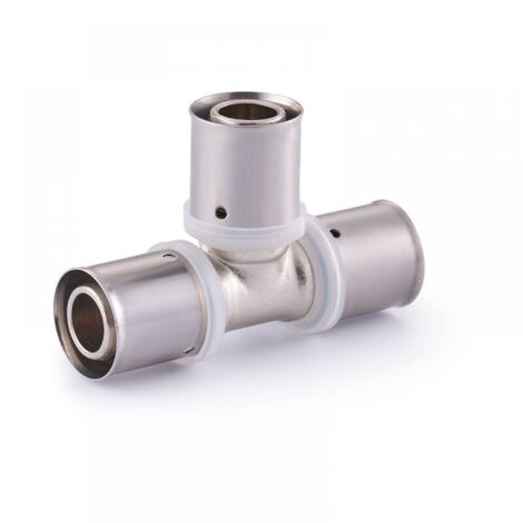 Raccords de tuyauterie multicouches, tés à sertir multicouches, multiprofils Ø25Ø20Ø25 ...