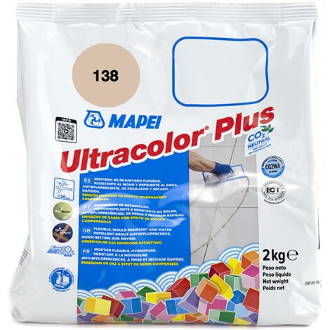 Mortero Para Juntas Mapei Ultracolor Plus 138 Saco de 2kg