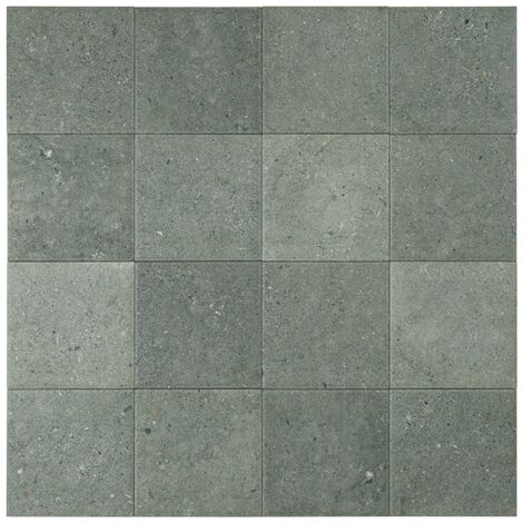 Azulejo Efecto Piedra Java Verde Matt 15 x 15 cm