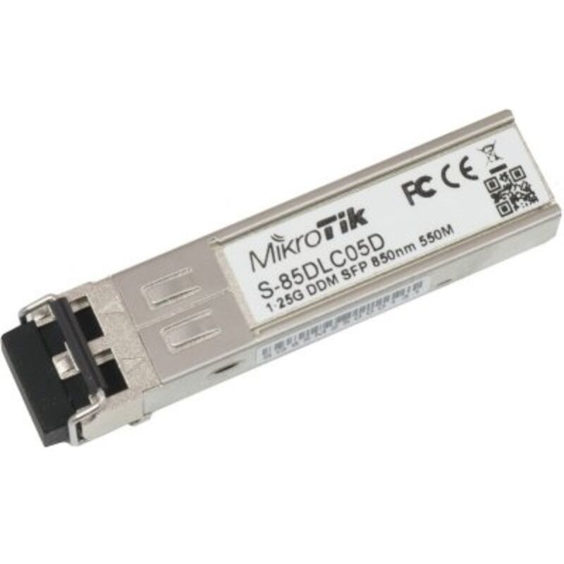 Módulo Fibra SFP MultiModo Mikrotik NADACA0074 S-85DLC05D 550 m 1.25 Gbps