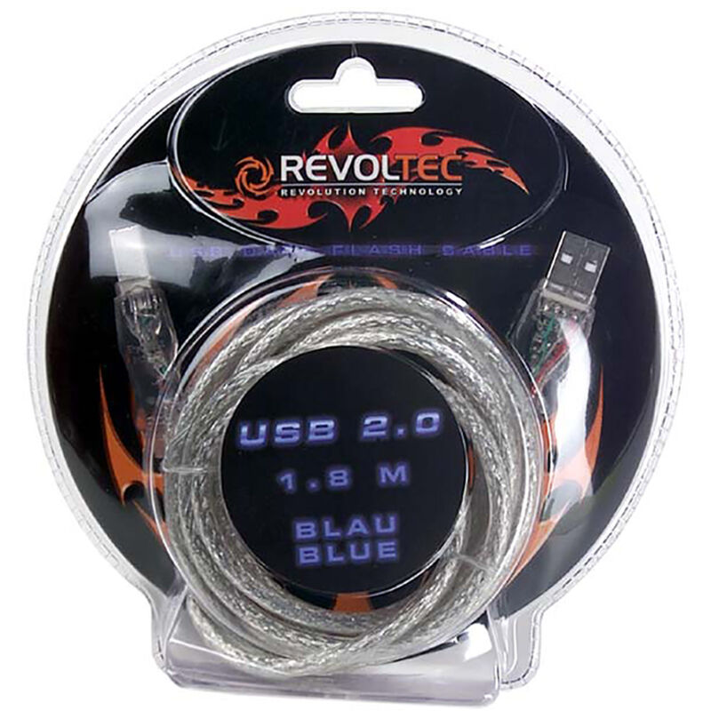 Revoltec - cable USB - USB a USB Tipo B - 1.8 m
