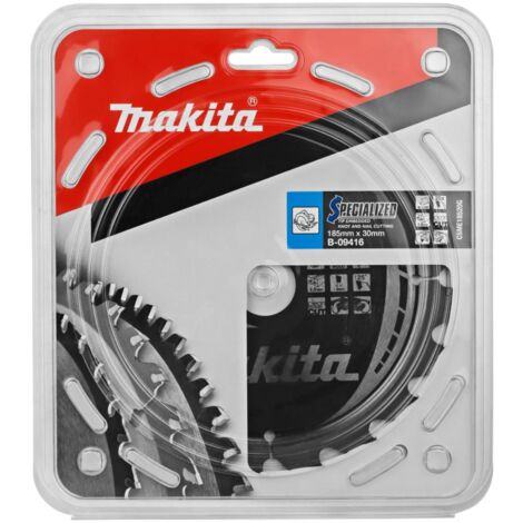 Lama per sega circolare Makita, tagliente incassato 185 x 30 mm - 20 denti