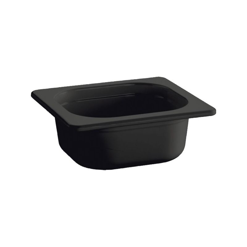 Recipiente APS Ecoline GN, GN 1/6, negro, capacidad 1,00 litros ...