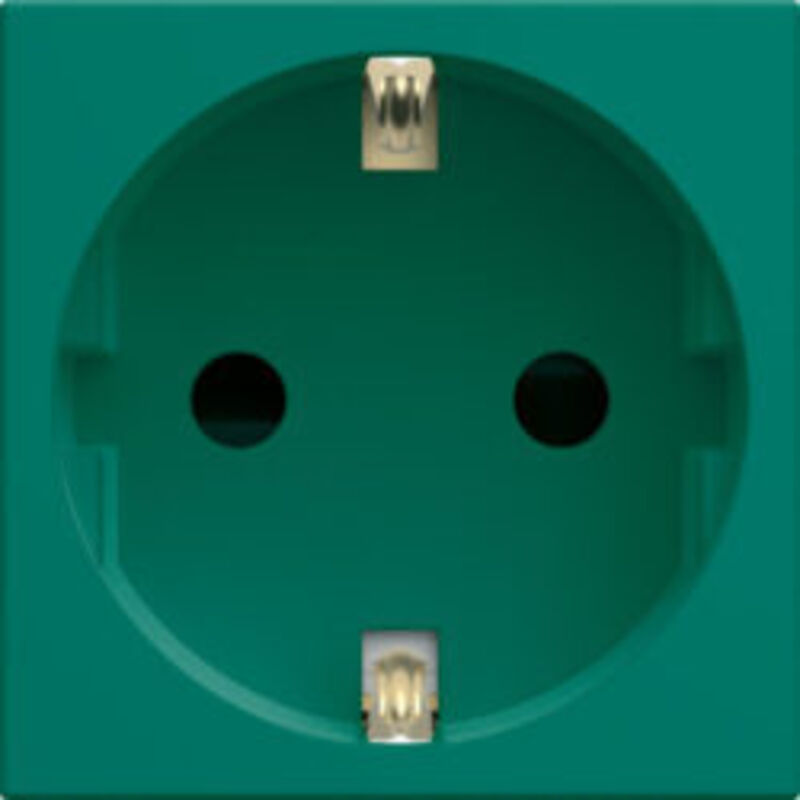 Prise de courant Schuko gallery 2P+T vert (WXF160V)