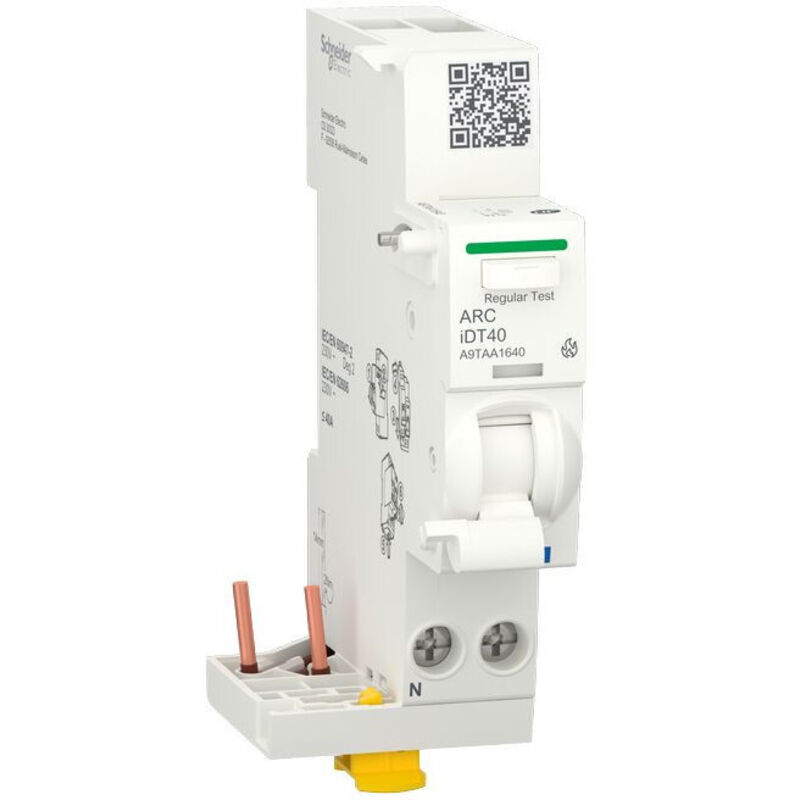 Acti9 iDT40 AFD - détecteur arc pour disjoncteur idt40 1P+N 40A (A9TAA1640)