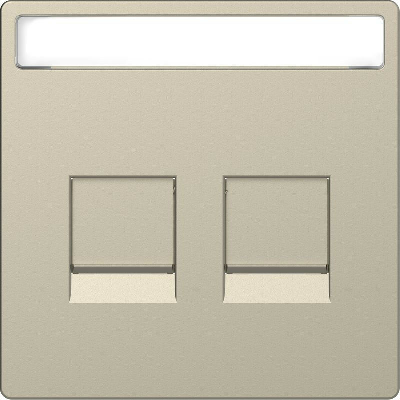 D-Life - enjoliveur prise support double RJ45 compatible keystone ...