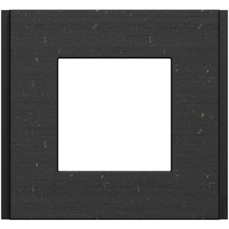 Unica Déco Signature - Plaque finition recyclée - Noir nuancé - 1P ...