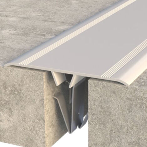 Couvre joint de façade plat PVC - largeur 5 cm - blanc (L. 3m + clips)