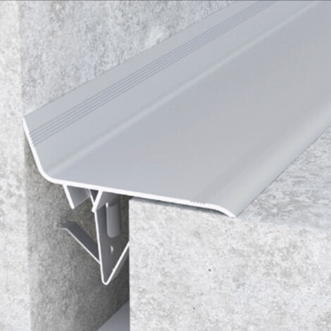 Couvre joint de façade angle PVC - largeur 7 cm - beige (L. 3m + clips)