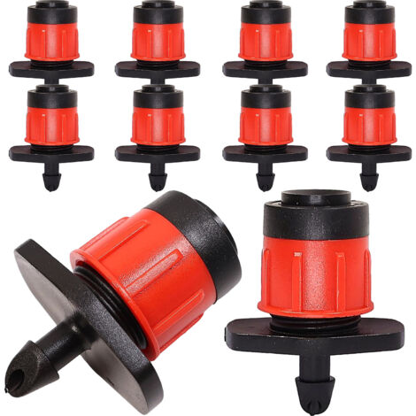 Micro goutteur 1/4" 0-80 l/h arroseur réglable pour tuyau d'arrosage