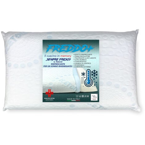 Oreiller en mousse à mémoire de forme COLD+ 75×45 cm – Effet Ice-Touch ...