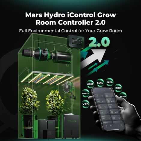 Mars Hydro iController 2.0 Smart Environmental Control System Feuchte ...