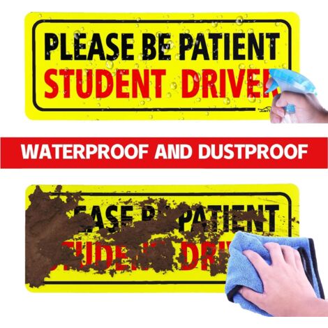 3pcs Student Driver Magnet for Car, Please Be Patient Student Driver ...