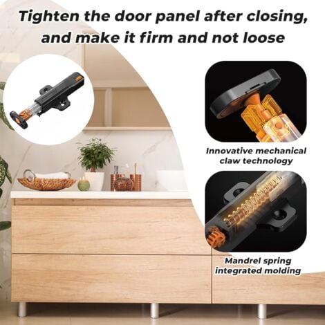 Pièces Push to Open Poussoir Porte Placard, Ouvertures à Pression pour ...