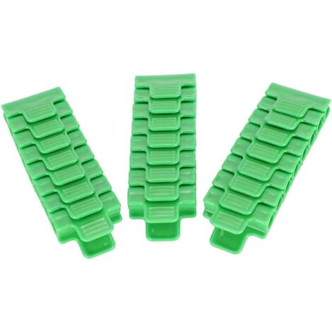 24 pièces Clip de film de serre en plastique Outils de jardin ...