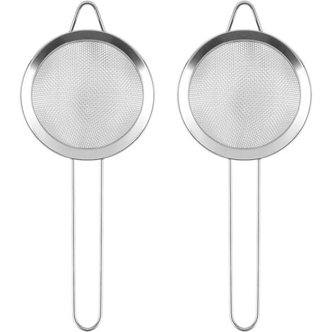 Kit 2 Passoires à Cocktail Inox Tamis Fin pour Bar Professionnel ...