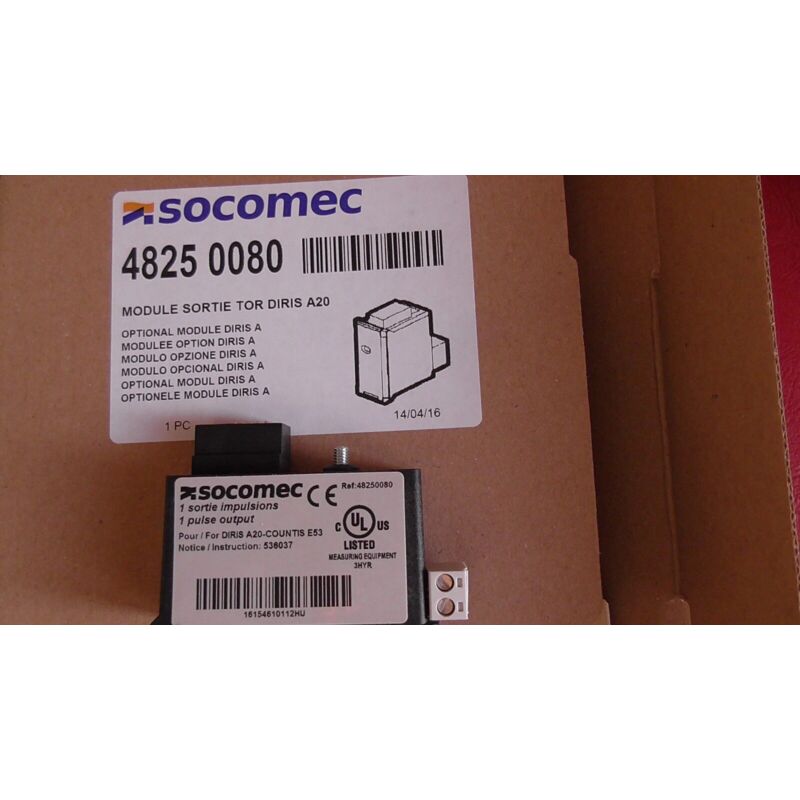 OPTIONAL MODULE DIRIS A20 SOCOMEC 4825 0080 , 48250080