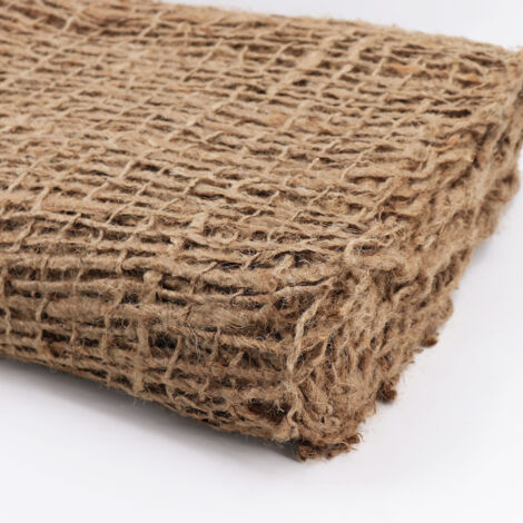 120 m x 1.2 m Slope mat Bank mat for the Pond liner Jute fabric 500 g 1 ...