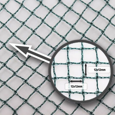 Pond net 6 m x 10 m Leaf netting Cover net Silo net sturdy