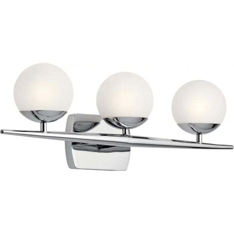 [NEUWERTIG] Kichler Waschtischleuchte Badlampe Halogen Jasper 3 Flammig ...