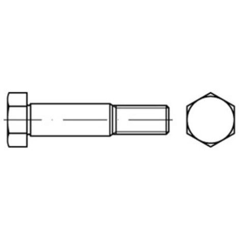 [NEUWERTIG] B-Ware Unbekannt Sechskant Passschraube M8x25 Stahl Blank ...