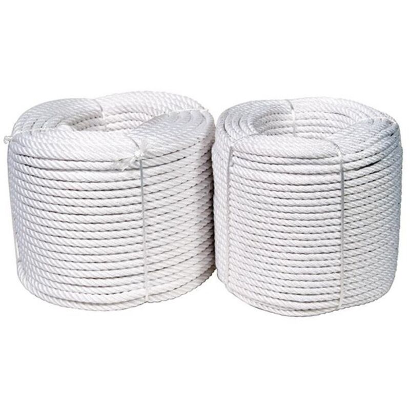 CORDE EN NYLON MAT 14MM BLN - 100 M