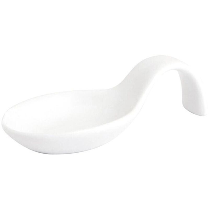 CUILLÈRE DE CHEF EN PORCELAINE POUR APÉRITIF - 10X5 CM