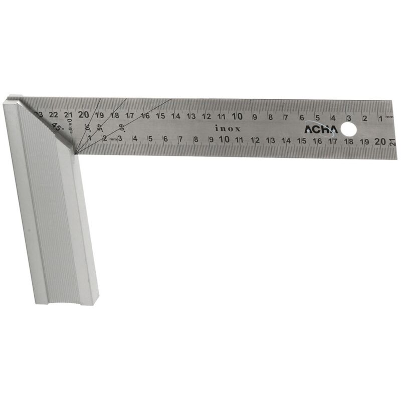 ÉQUERRE DE CHARPENTIER PRO INOX - 300X170 MM