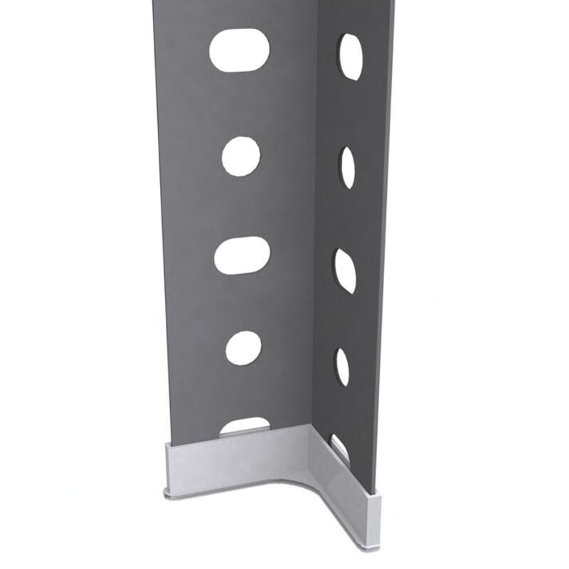 PLAST STAND CORNER BL/48