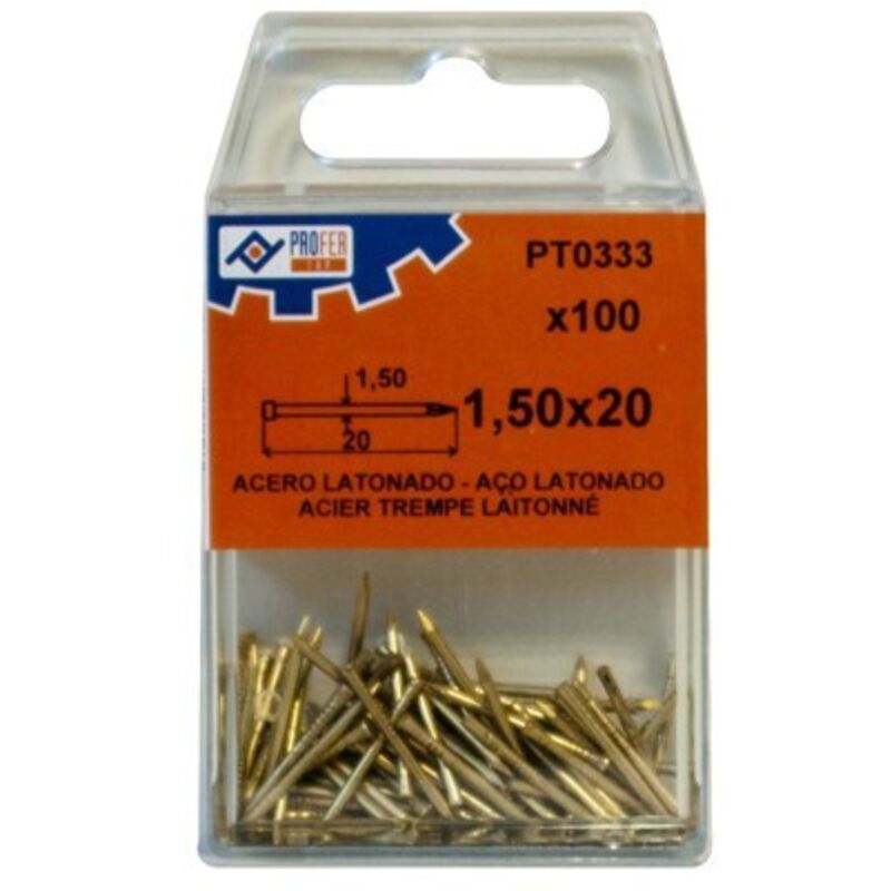 Pointe acier C plate ZN C/13 PZ - 2,70X60 MM