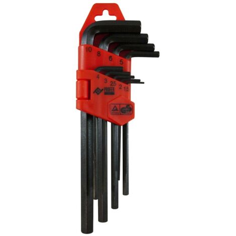 CLÉ ALLEN LONGUE 9 PCS - 1,5-10 MM