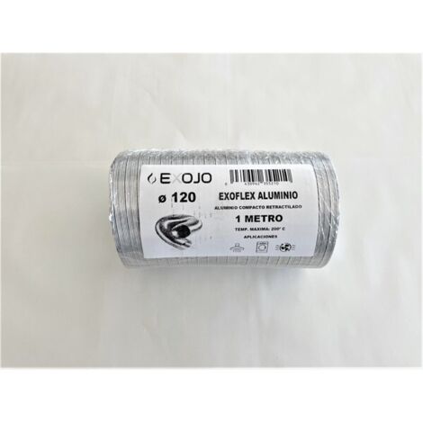 TUBE COMPACT EN ALUMINIUM (RETR. EN 20 CM) 1M - 120 MM