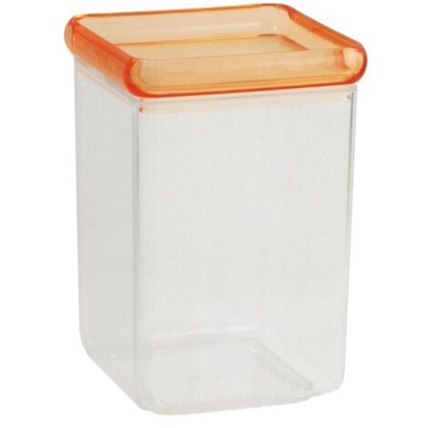 POT DE CUISINE ACRYLIQUE QUAD.1,3L - 11X16,5 CM