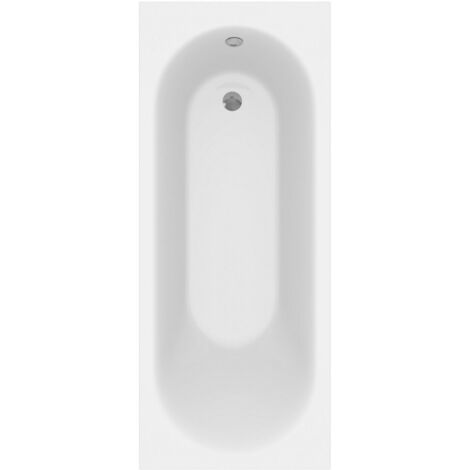 Bathroom 1700mm Curved Single Ended Straight Bath Tub Front Panel ...