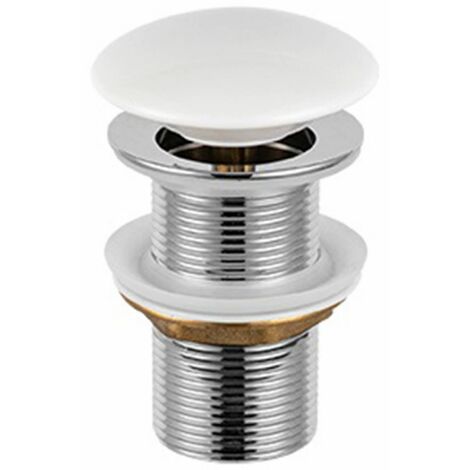 Architeckt Unslotted Pop Up Basin Waste - Gloss White