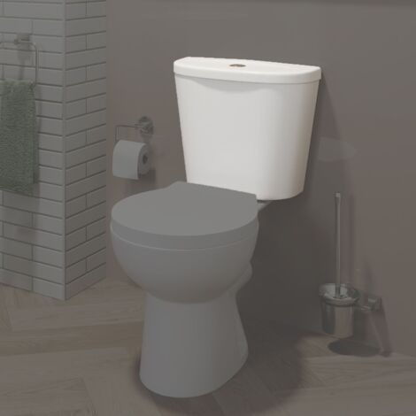 Aquari Replacement Toilet Cistern Only Close Coupled Dual Flush Ceramic ...