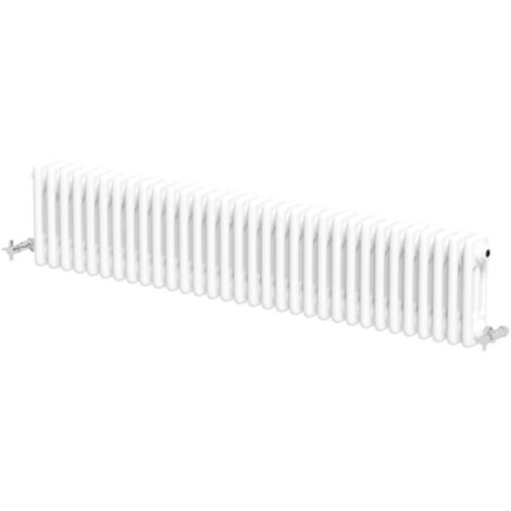 300 x 1460mm Triple Bar Horizontal Traditional Colosseum White Column ...