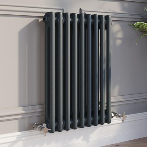 600 x 425mm Double Horizontal Traditional Colosseum Anthracite Column ...