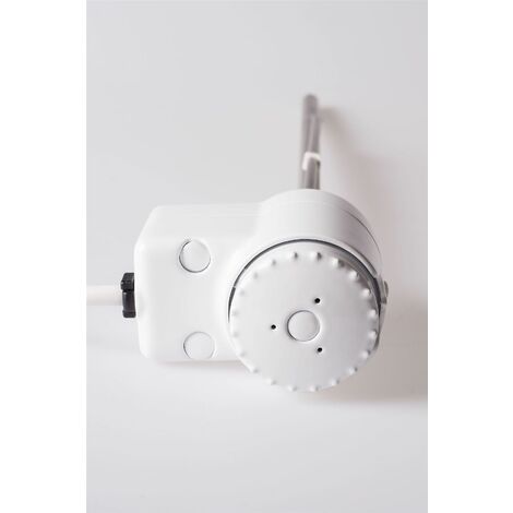 Dual Fuel Thermostatic Heating Element 150w Towel Rail White Bathroom ...