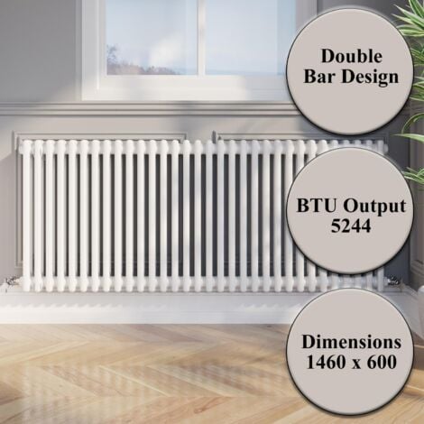 600 x 14600mm Double Bar Horizontal Traditional Colosseum White Column ...