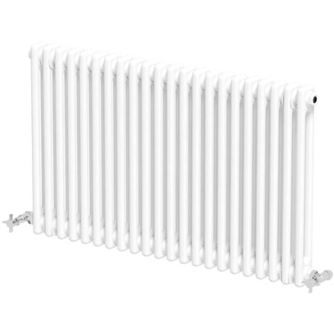 600 x 1010mm Double Bar Horizontal Traditional Colosseum White Column ...